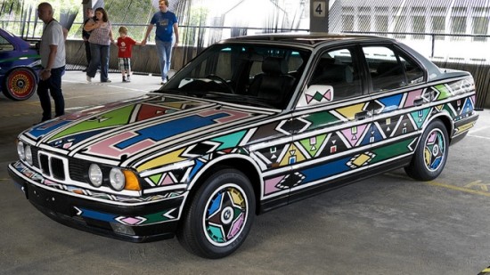 South African artist painting commissioned murals at VMFA