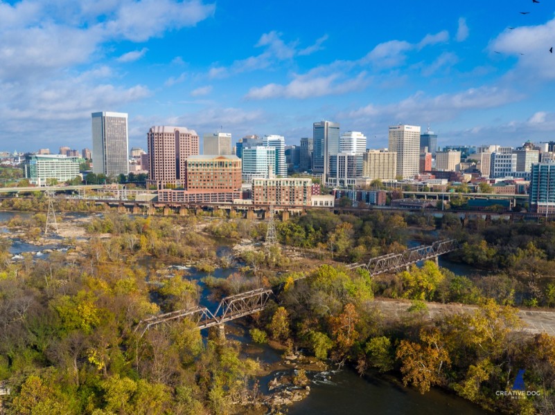 PHOTOS: A drone's-eye view of RVA in the fall
